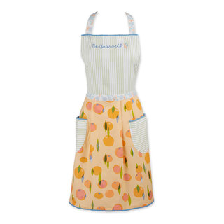 Orange Zest Printed Apron - Aprons - by VirVentures | Houzz