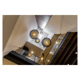 Triple-height space - Contemporary - Staircase - New York - by Dixon ...