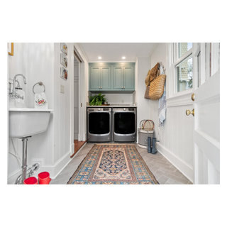 Bayside Serenity - Traditional - Laundry Room - DC Metro - by CHAIN ...