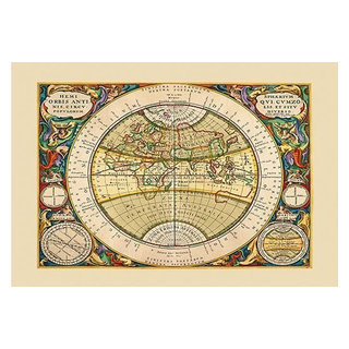 Hemisphaerium Orbis Antiqui, 20" x 30" - Traditional - Prints And ...