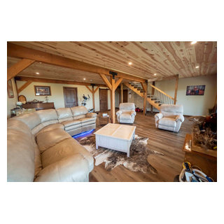 The Armstrong - JFR0718 - Rustic - Basement - by Legacy Post & Beam | Houzz