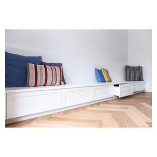 Built-in Dining Seat with Drawers - Traditional - Dining Room - Sydney ...