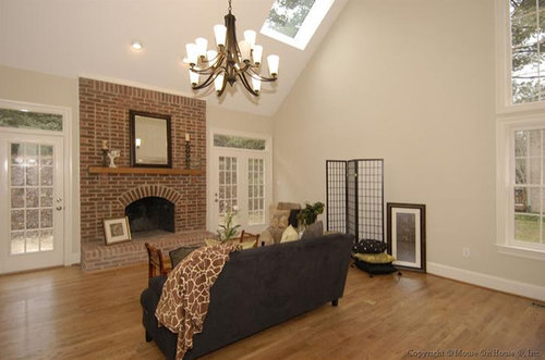 Ideas for seating shape and placement for an asymmetrical room