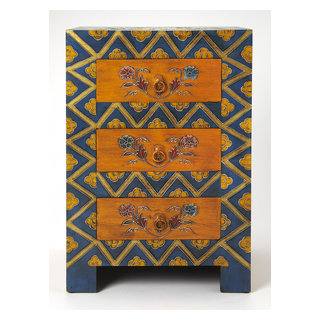 Dharma Hand Painted Accent Chest, 1173290 - Contemporary - Accent ...
