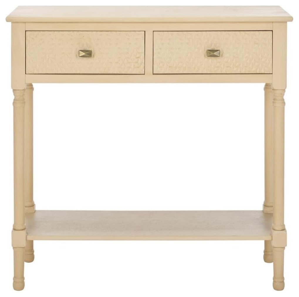 Unique Console Table, Spacious Drawers With Textured Geometric Pattern ...