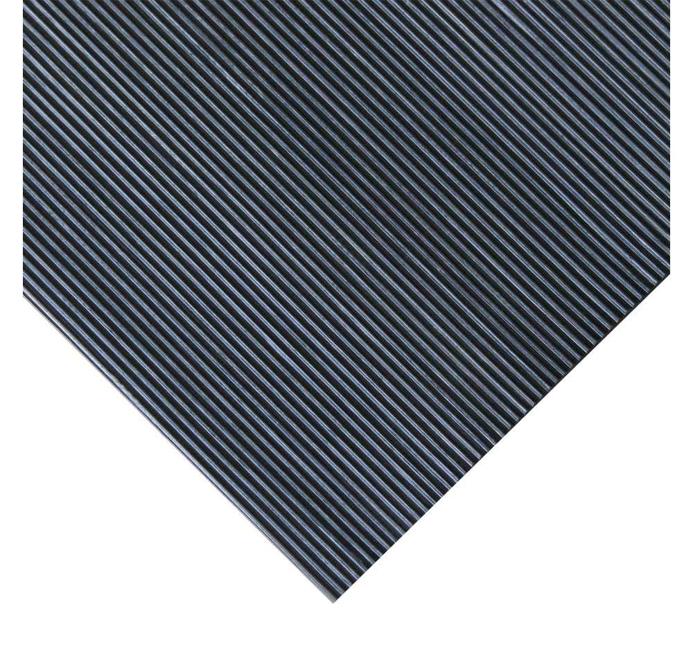 Fine-Rib Rubber Matting, 1/8 Thick, 36 Wide Runner Mats, Offered in 6 ...