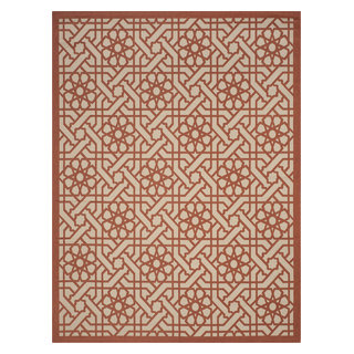 Safavieh Martha Stewart Triumph Rug, Cayenne, 6'7"x9'6" - Contemporary ...