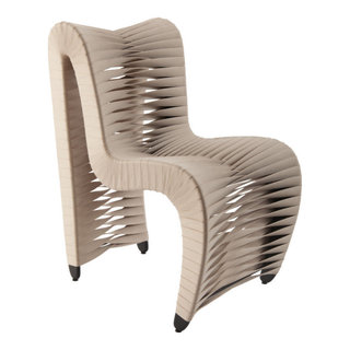 Seat Belt Dining Chair, Cotton - Contemporary - Dining Chairs - by ...
