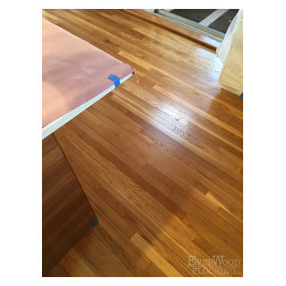 White oak refinished with Bona Woodline polyurethane - Traditional ...
