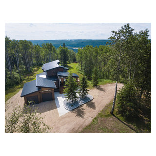 Riverview Pines Mountain Modern - Rustic - Exterior - Edmonton - by ...