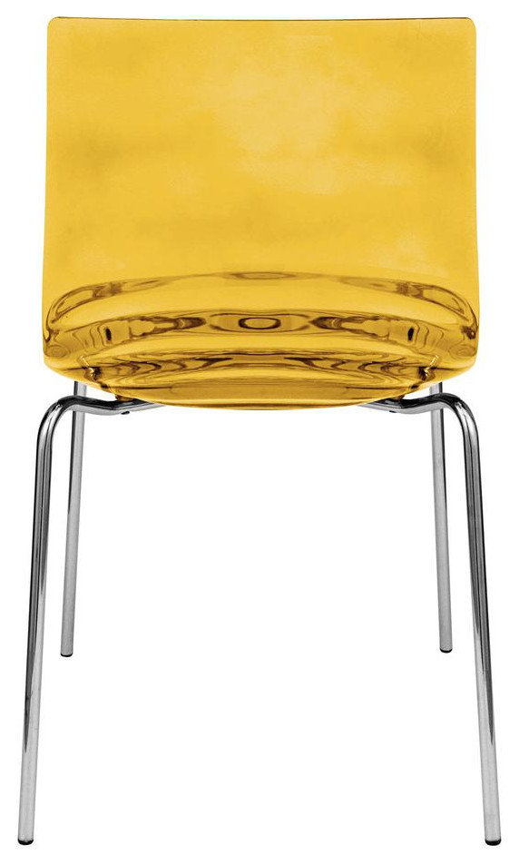 LeisureMod Astor Water Ripple Design Dining Chair Set of 4 AC20OR4 ...