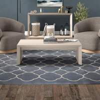 Oswin 48 Wide Rectangular Coffee Table in Alder White - Contemporary ...