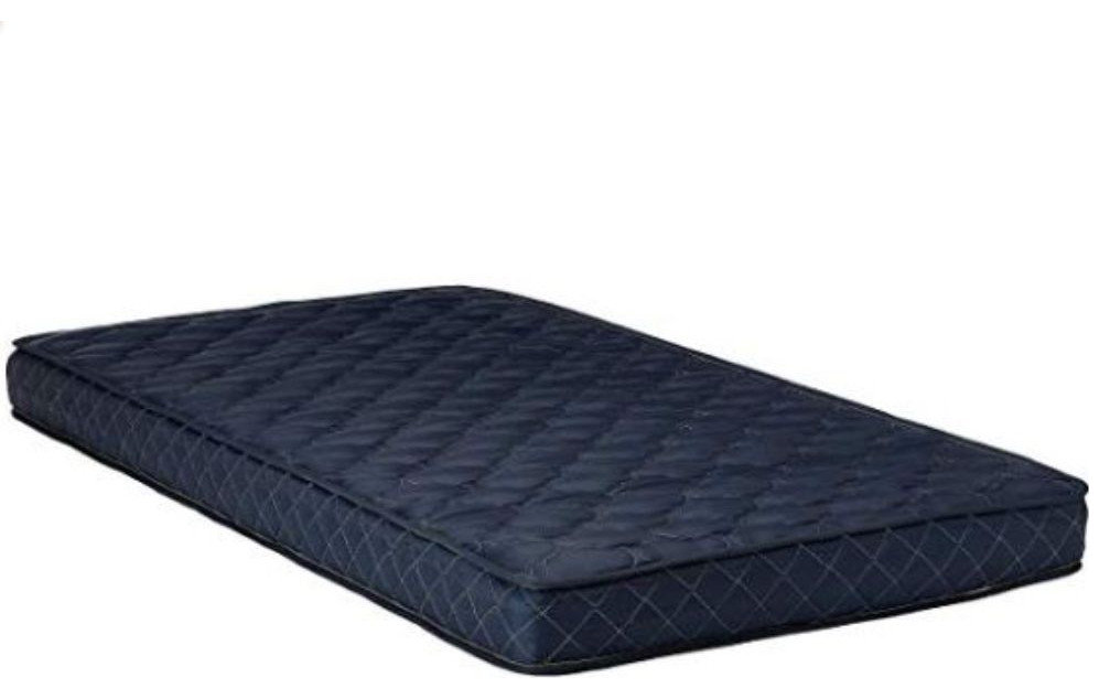 6" Navy Blue Twin Foam Mattress Covered, a Stylish Water-resistant ...