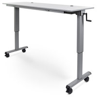 Luxor Adjustable Flip Top Table With a Crank Handle, 72" - Contemporary ...