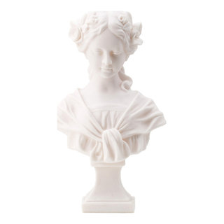 A&B Home Lady Bust Statue Sculpture 9.5x5.5x14" - Traditional ...