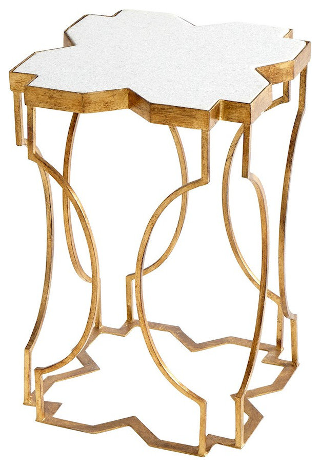 Cyan Design Aurelia Table, Gold - Contemporary - Side Tables And End ...