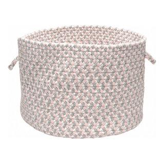 Colonial Mills Hamper Sidney Nursery Blue Gray Round, 16"x16"x20 ...