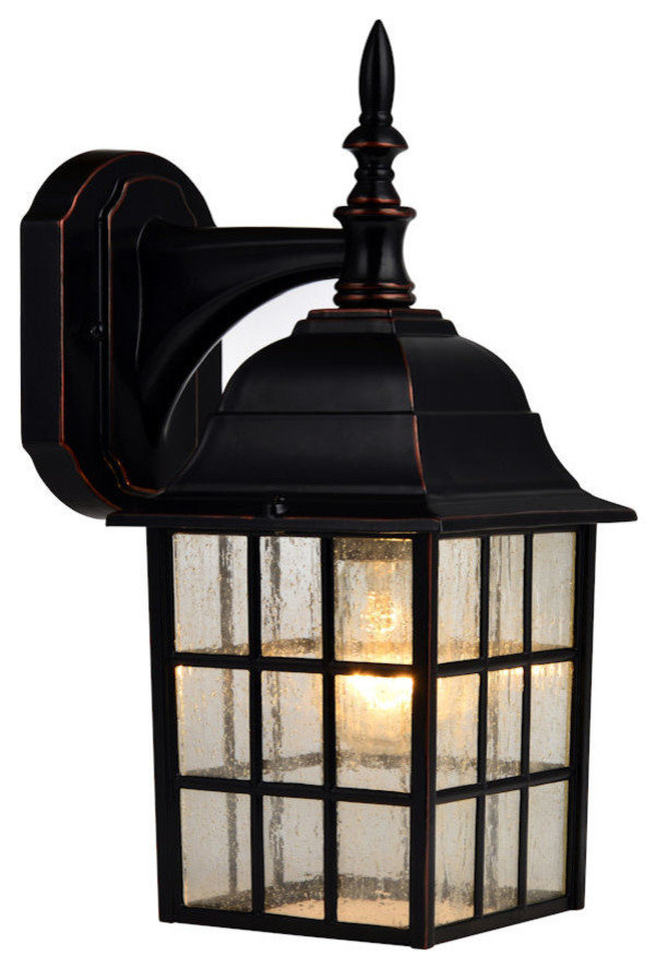 Oil Rubbed Bronze Outdoor Patio / Porch Exterior Light Fixture ...
