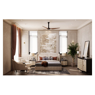 Luxury Bedroom Interior Design - Contemporary | Boho Design - Contemporary - Bedroom - Delhi ...