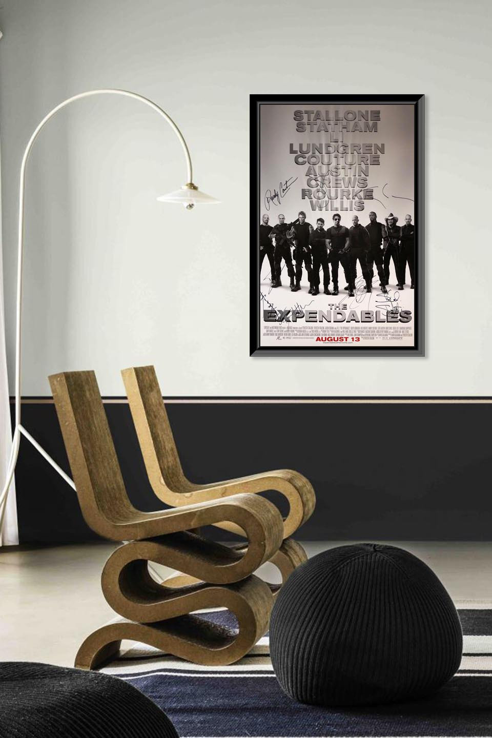 The Expendables cast signed movie poster, 27x40 inches - Contemporary - Prints And Posters - by ...