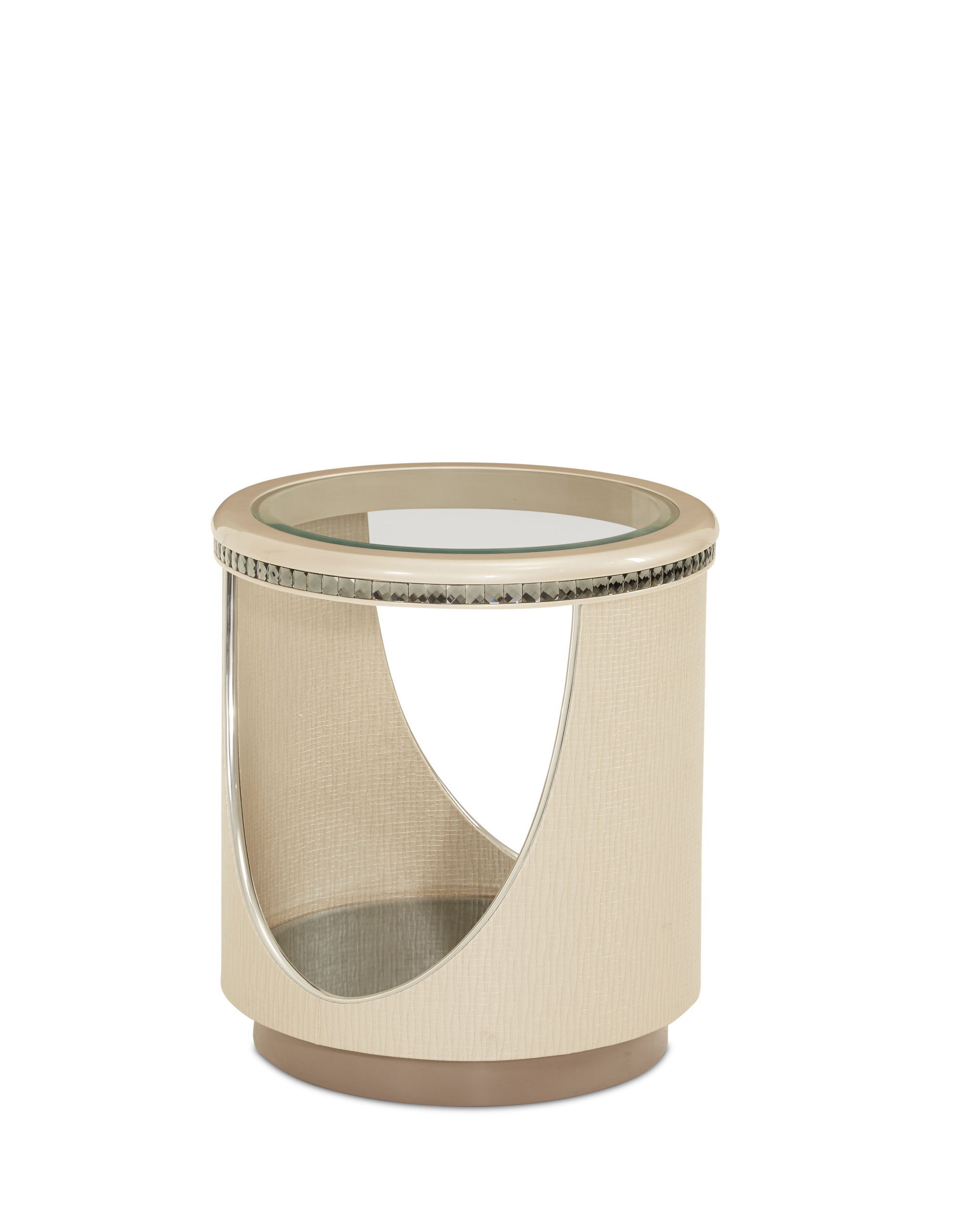 AICO Michael Amini Overture End Table - Transitional - Side Tables And ...