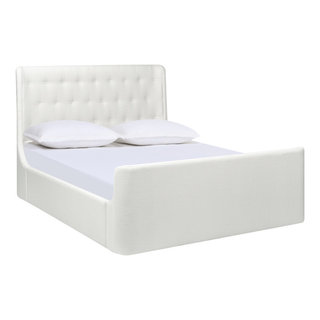 Brooks Contemporary Tufted Shelter Platform Bed, Queen - Transitional ...