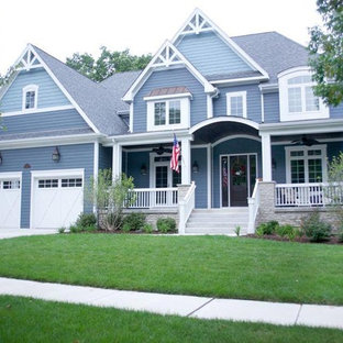 18 Beautiful Farmhouse Blue Exterior Home Pictures & Ideas October 2020 ...