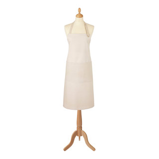 Plain Dyed Stone Cotton Apron - Contemporary - Aprons - by Ulster ...