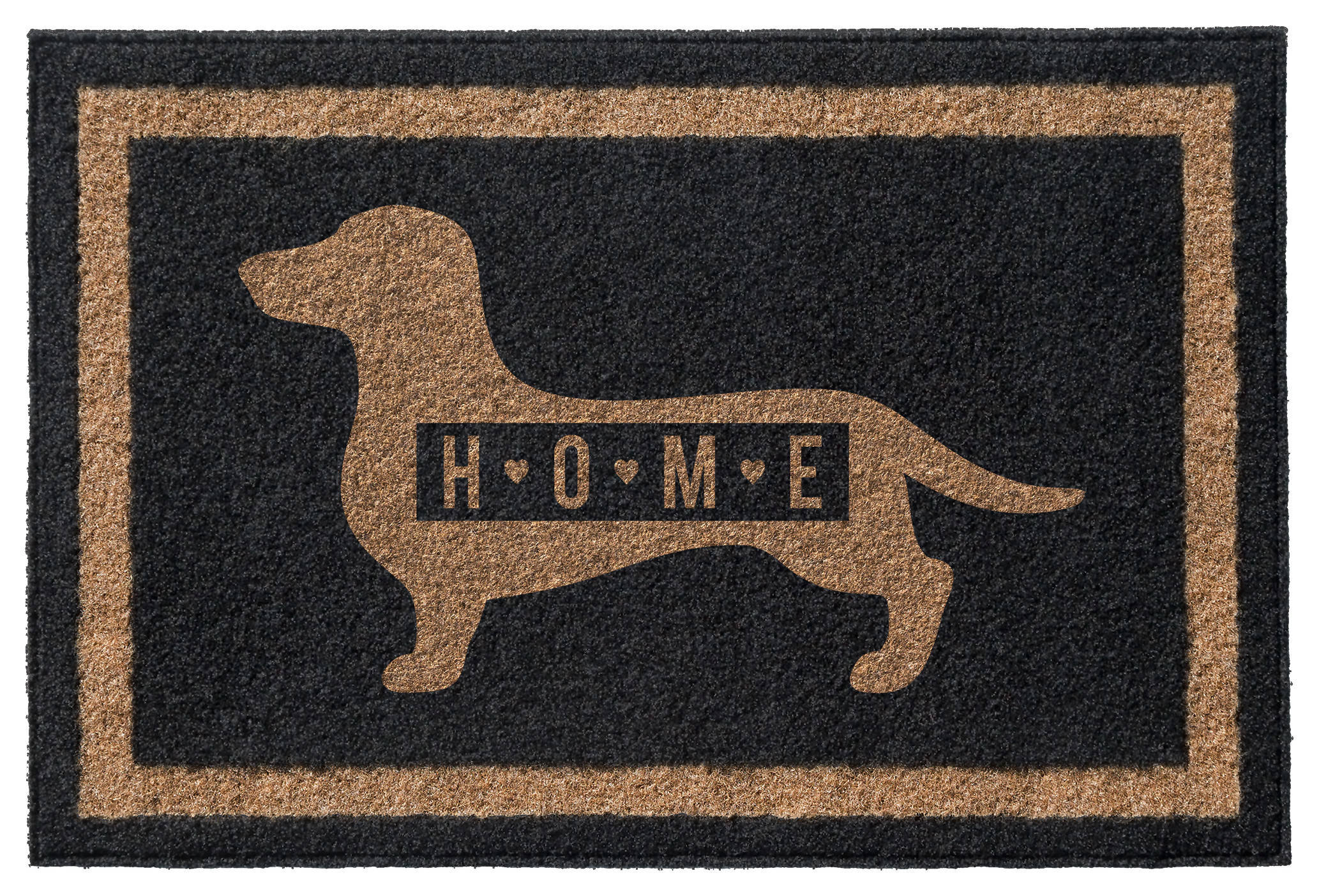 Dachshund Home' Infinity Custom Doormat, 3'x5' - Contemporary ...