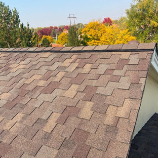 75 Beautiful Yellow Exterior Home With A Brown Roof Pictures & Ideas ...
