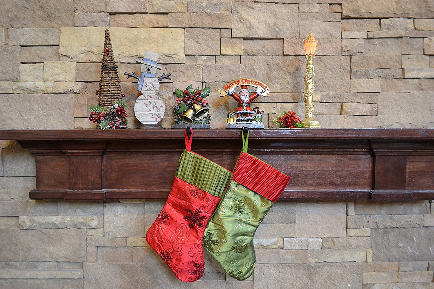 Cast Iron Bell Christmas Stocking Holder - Traditional - Christmas ...
