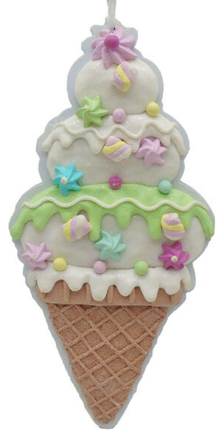 December Diamonds North Pole Sweet Shoppe 12In Ice Cream Cone Ornament ...