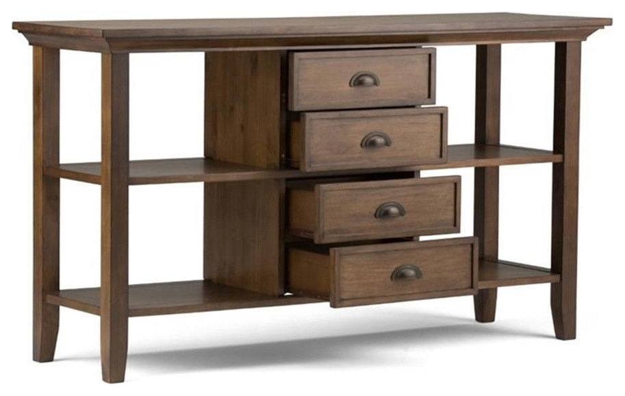 Redmond Solid Wood Console Sofa Table - Transitional - Console Tables ...