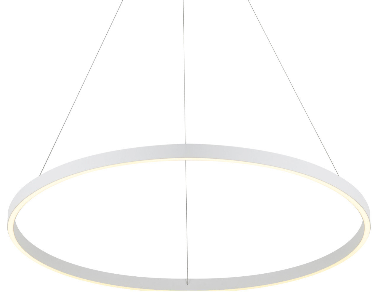 Cerchio Pendant Light, White - Modern - Pendant Lighting - by Kuzco ...