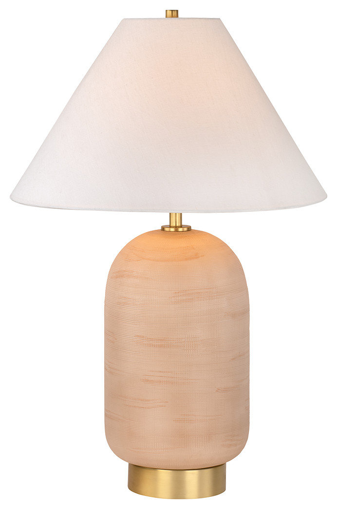 Mitzi Raven Table Lamp Aged Brass, 18" (L) x 18" (W) x 26.75" (H ...