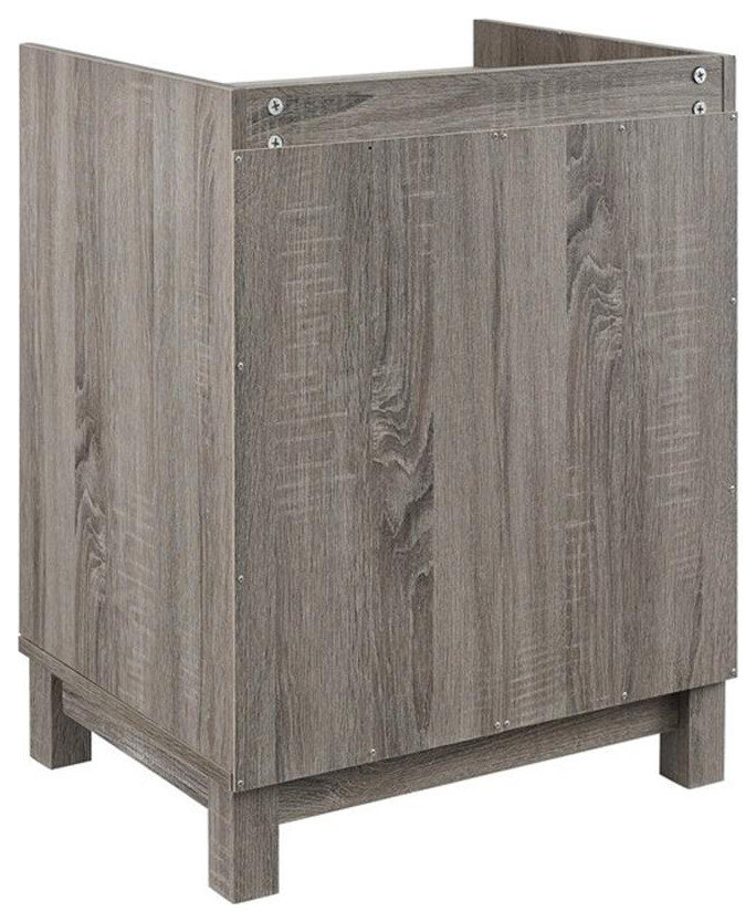 Atlin Designs Modern Wood Filing Cabinet with 2 Drawers in Gray ...