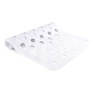 Microban Protected Vinyl Bath Mat, 27”Lx14.75”W - Contemporary - Bath ...