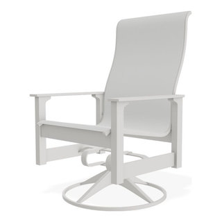 Leeward Sling Outdoor Swivel Rocker - Contemporary - Outdoor Rocking ...