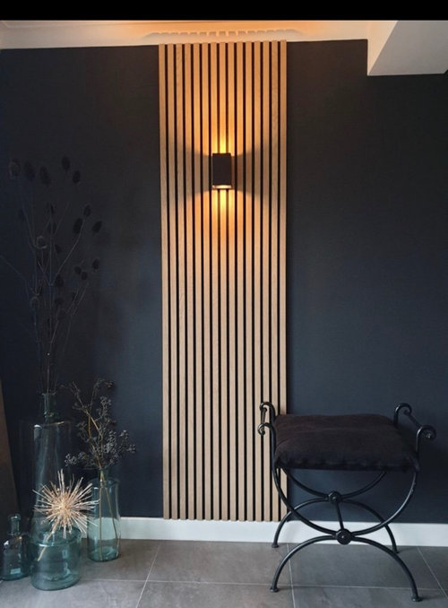 Wooden Slat Wall/Accent Wall | Houzz AU