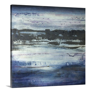 Azure Pathway Wrapped Canvas Art Print, 30"x30" - Contemporary - Prints ...