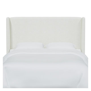 Wingback Headboard, Milano Snow, King - Transitional - Headboards - by ...