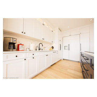 Double height kitchen cabinets - Modern - Kitchen - New York - by ...