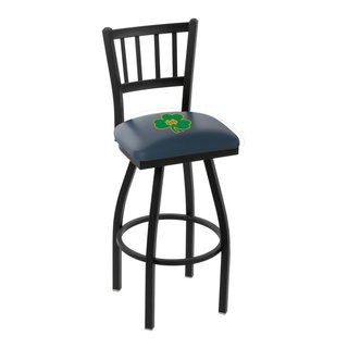 Holland L018 Notre Dame Shamrock 30" Swivel Bar Stool - Black ...