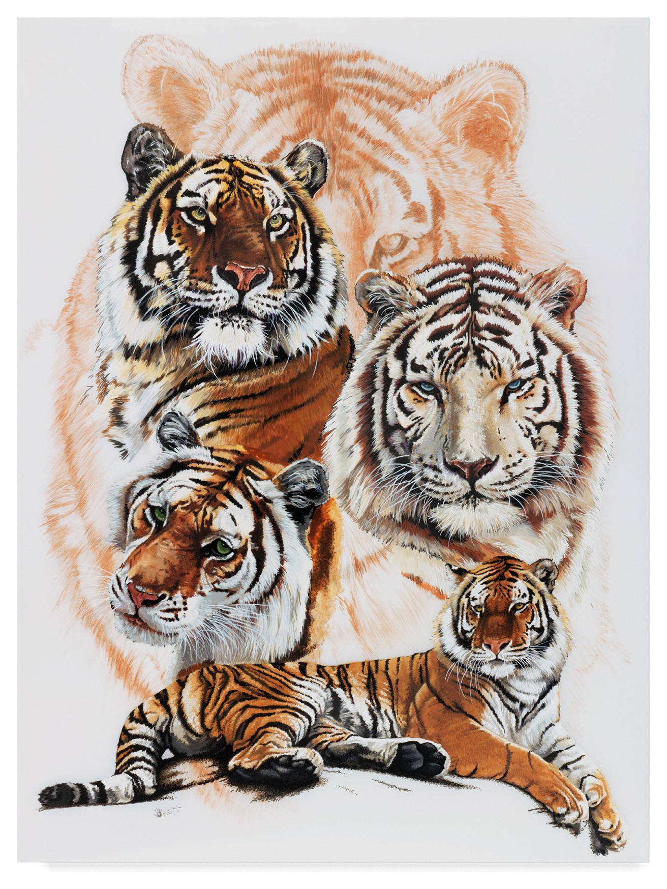 "Czar" by Barbara Keith, Canvas Art, 24"x18" - Contemporary - Prints ...