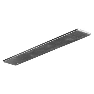 3"x20" Logan Hidden Support Steel Bracket, Hammered Black, 3"Wx16"D/12 ...