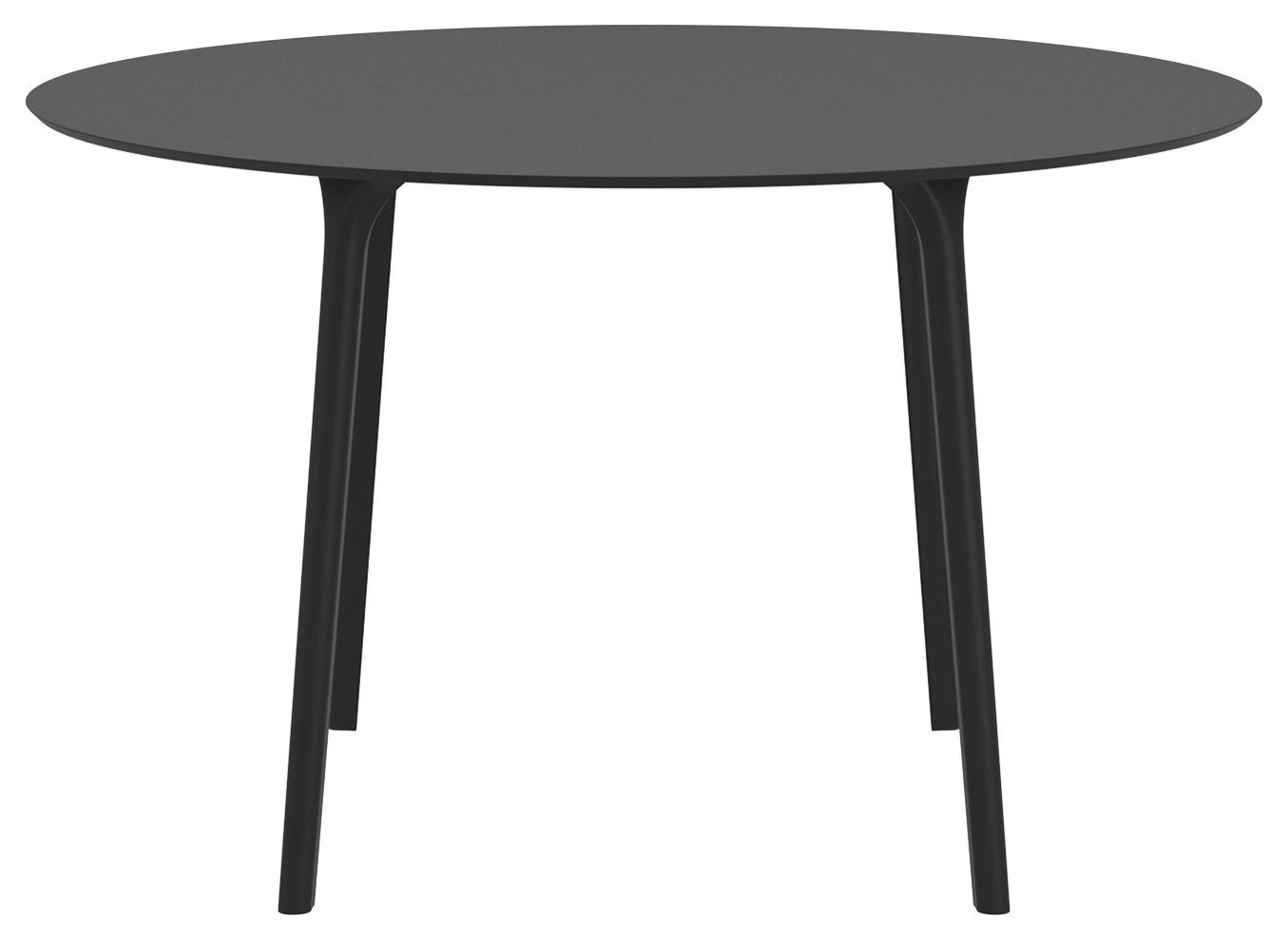 Maya Round Table 47" Black - Midcentury - Outdoor Dining Tables - by ...