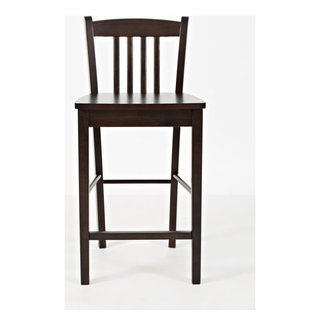 Tribeca Counter Height Stool - Merlot, Set of 2 - Transitional - Bar ...