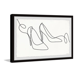 "Stiletto Heel" Framed Painting Print, 12"x8" - Contemporary - Prints ...