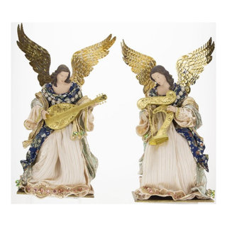 Mark Roberts Christmas 2021 Standing Angel Figurine 21'' Blue ...