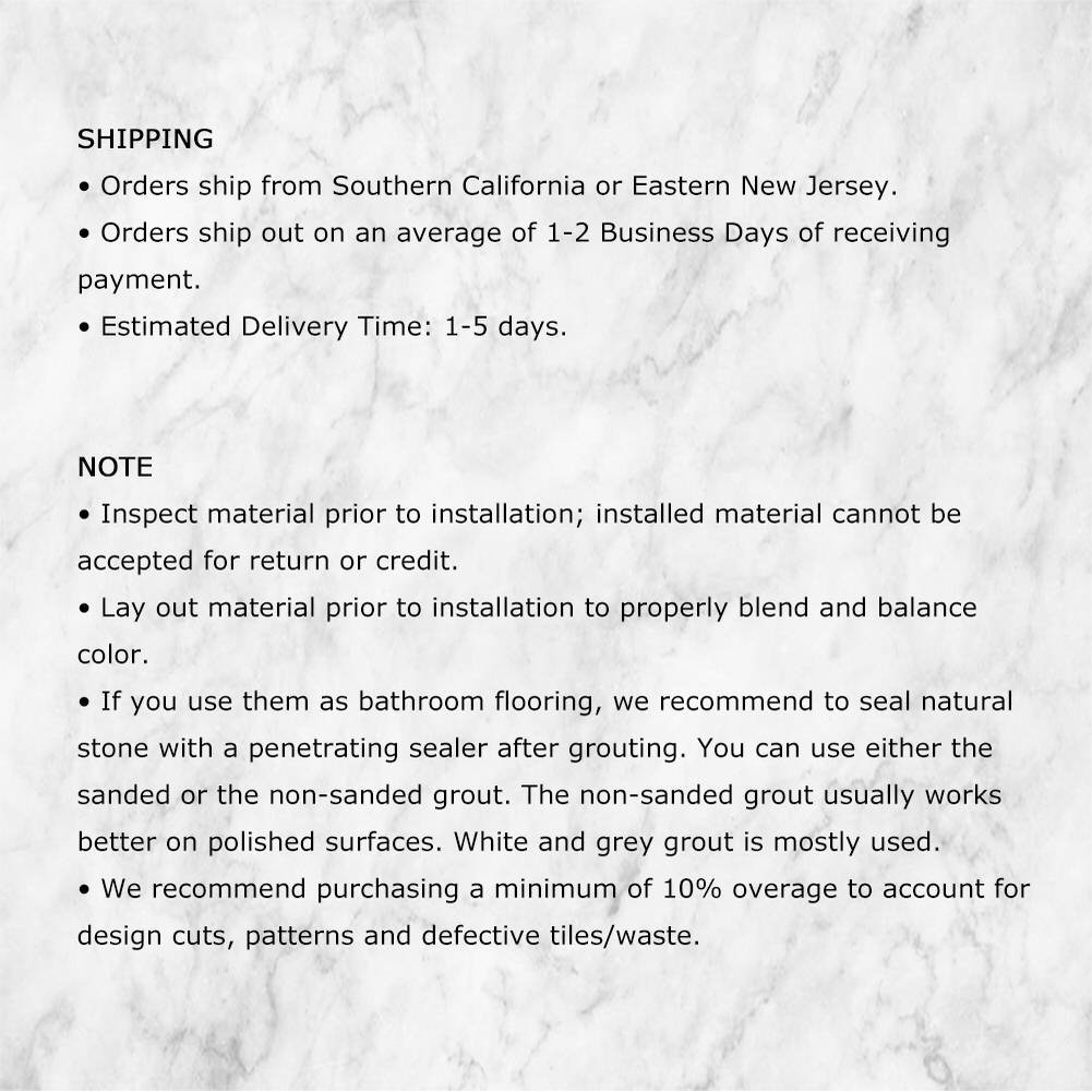 Carrara White Marble Luminous Beam Mosaic Tile Honed, 1 sheet, 2 inch ...